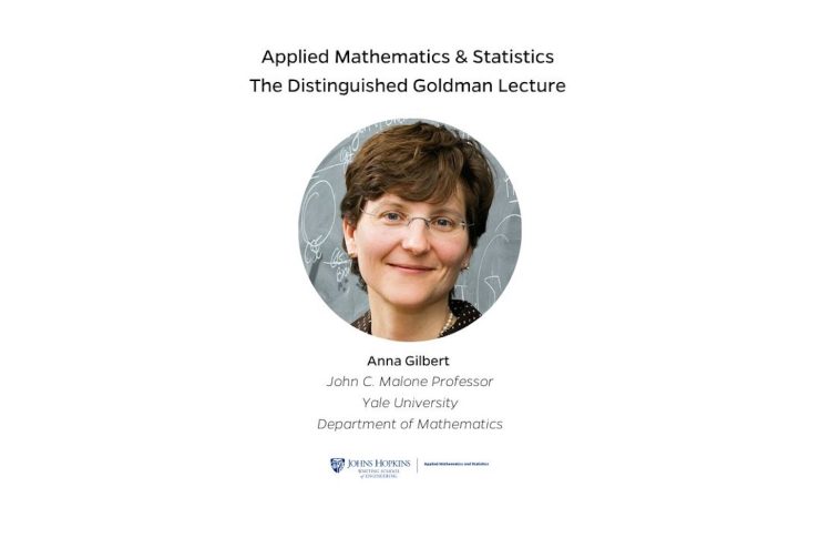 Applied Mathematics and Statistics Presents The Distinguished Goldman Lecture | Anna Gilbert ...