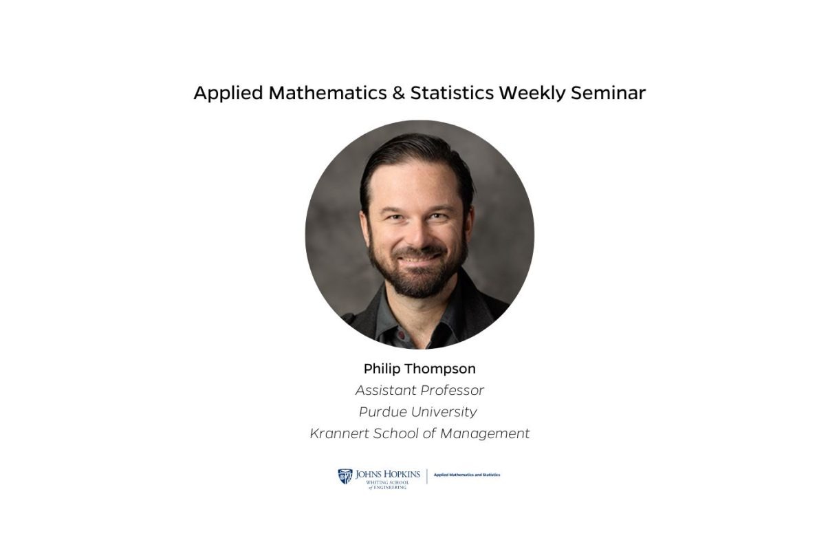 AMS Weekly Seminar w/ Philip Thompson (Purdue University) @ Shaffer 303 or Zoom | Department of ...