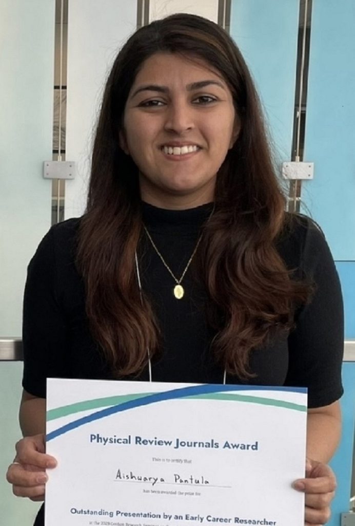 PhD student wins presentation award at seminar - Department of Chemical and Biomolecular Engineering