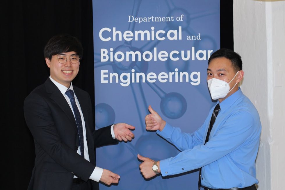 ChemBE convocation award winners announced - Department of Chemical and ...
