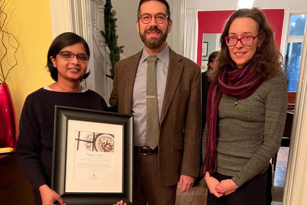 Zerin wins faculty teaching award - Department of Chemical and ...