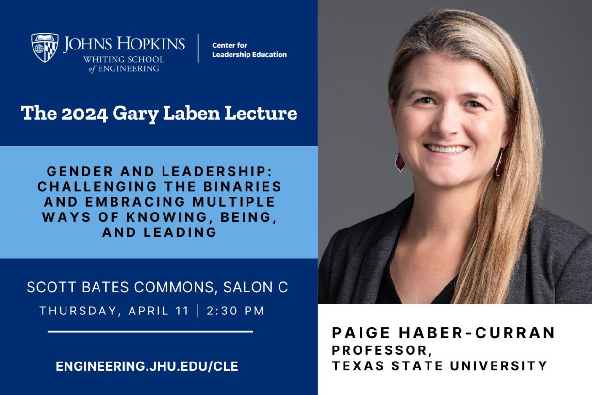 2024 Laben Lecture - Center for Leadership Education