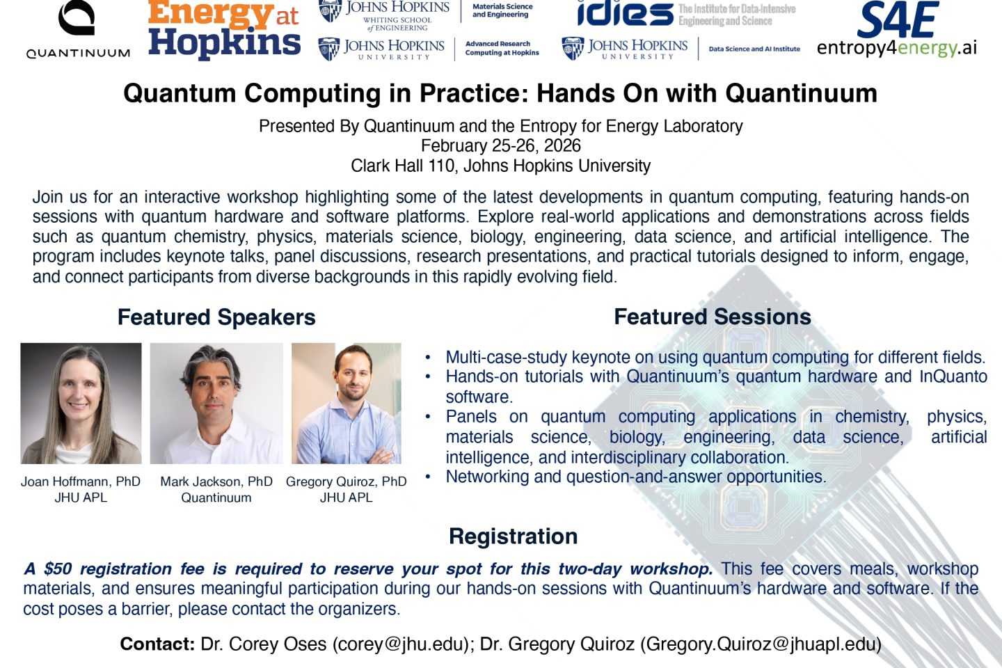 Quantum Computing in Practice: Hands On with Quantinuum - Department of ...