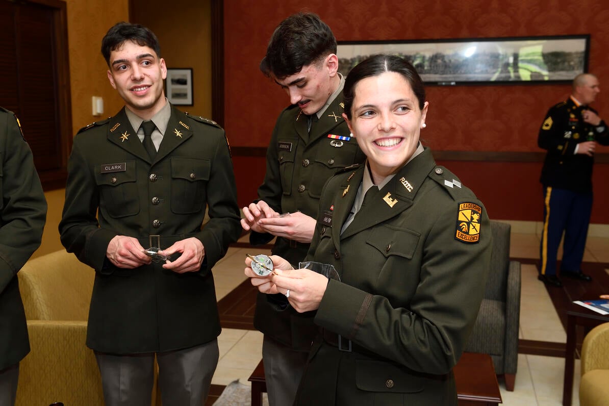 ROTC Cadet Honored for Leadership, Service, Patriotism - Johns Hopkins Whiting School of Engineering